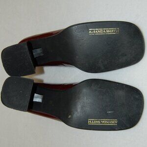 Amanda Smith | Shoes | Amanda Smith Burgundy Leather Milano Shoes Women ...